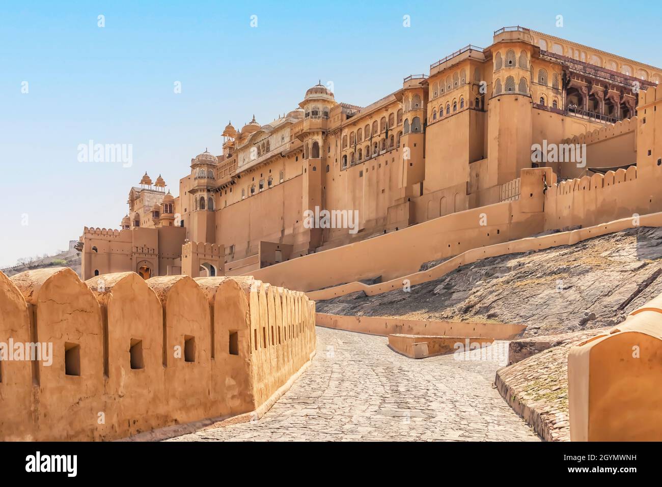 Amber amber fort palace hi-res stock photography and images - Alamy