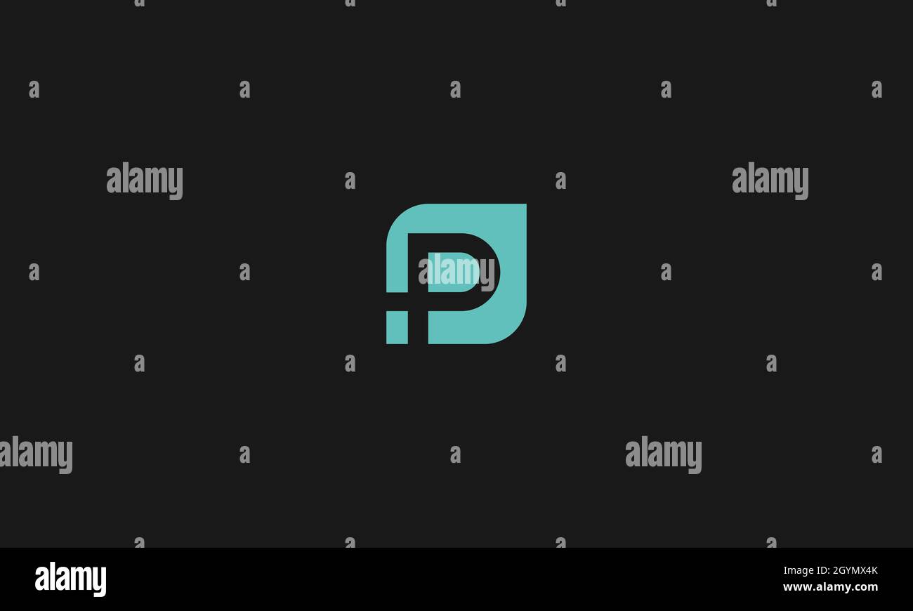 LETTER P LOGO DESIGN WITH NEGATIVE SPACE EFFECT FOR ILLUSTRATION USE ...