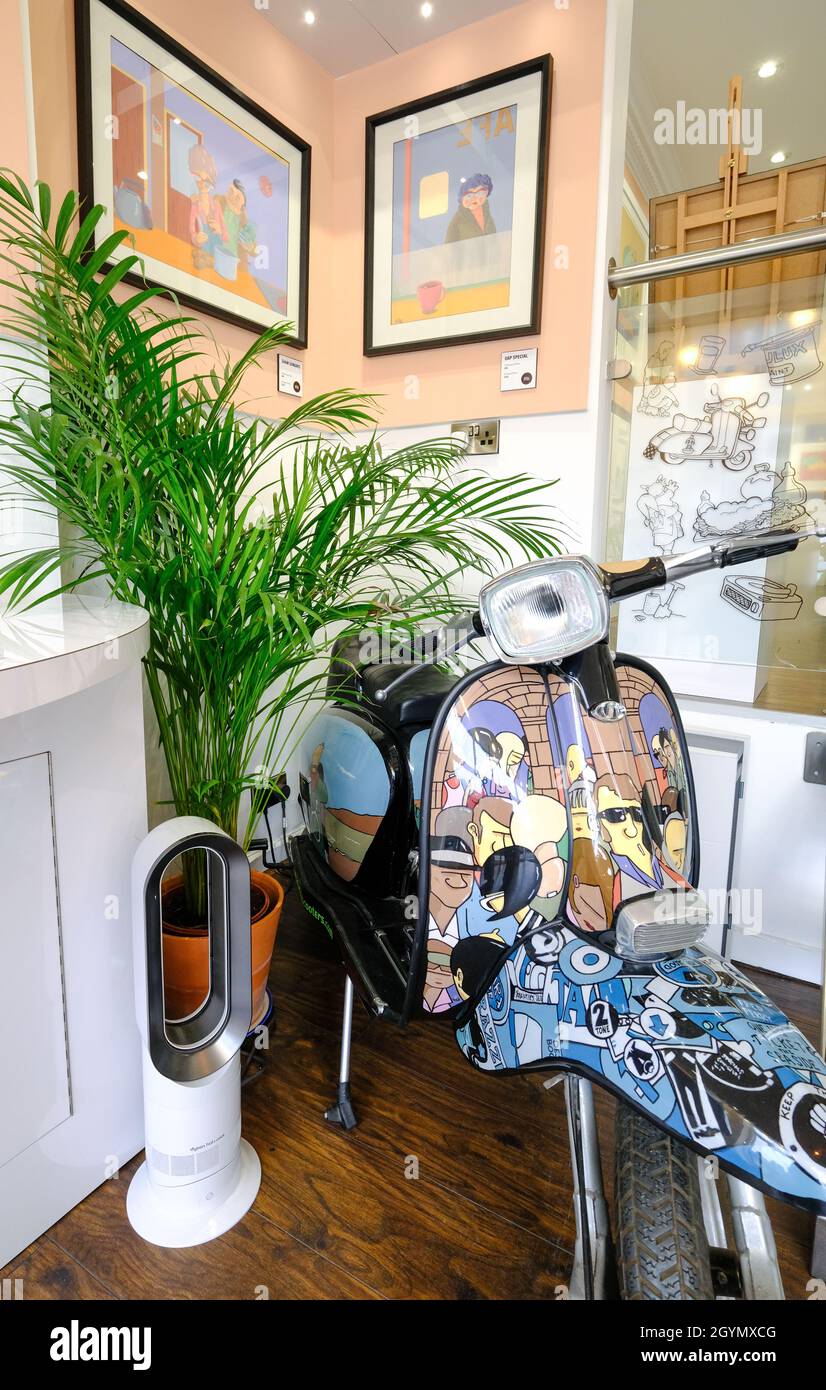 An image of art work by the Sheffield artist Peter McKee showing a ...