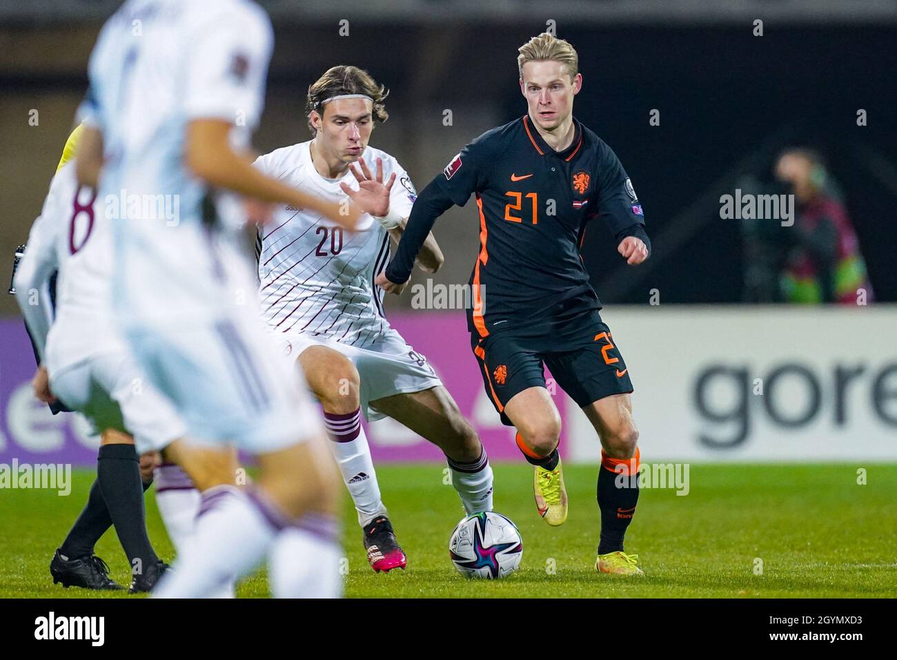 Riga, Latvia. 08th Oct, 2021. RIGA, LATVIA - OCTOBER 8: Roberts ...