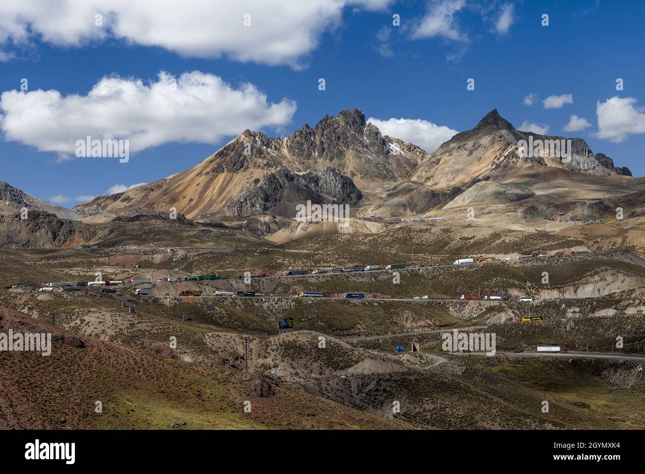 Peruvian High Mountains Stock Photo - Alamy