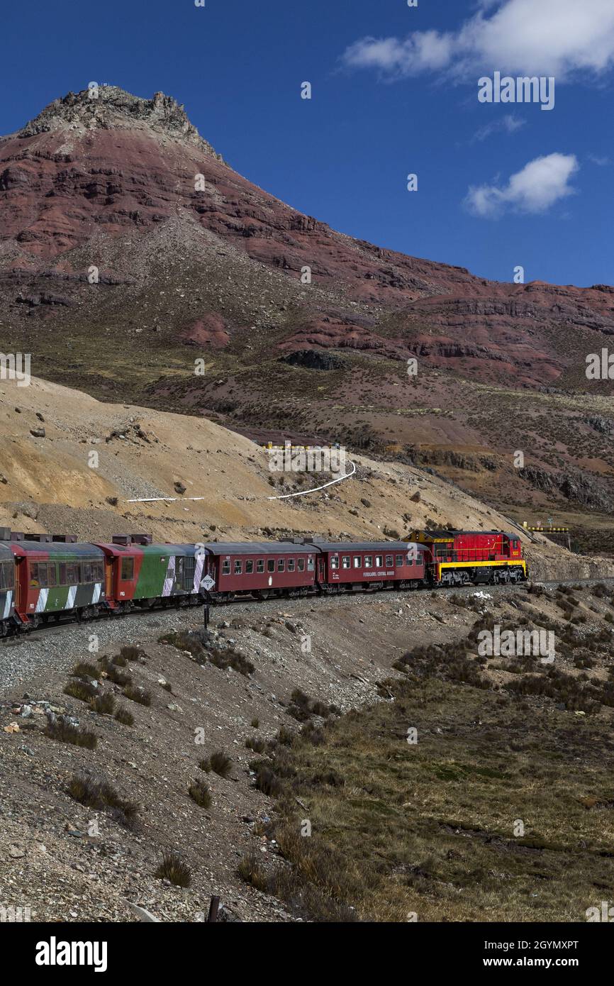 Peruvian Central Railroad Stock Photo - Alamy
