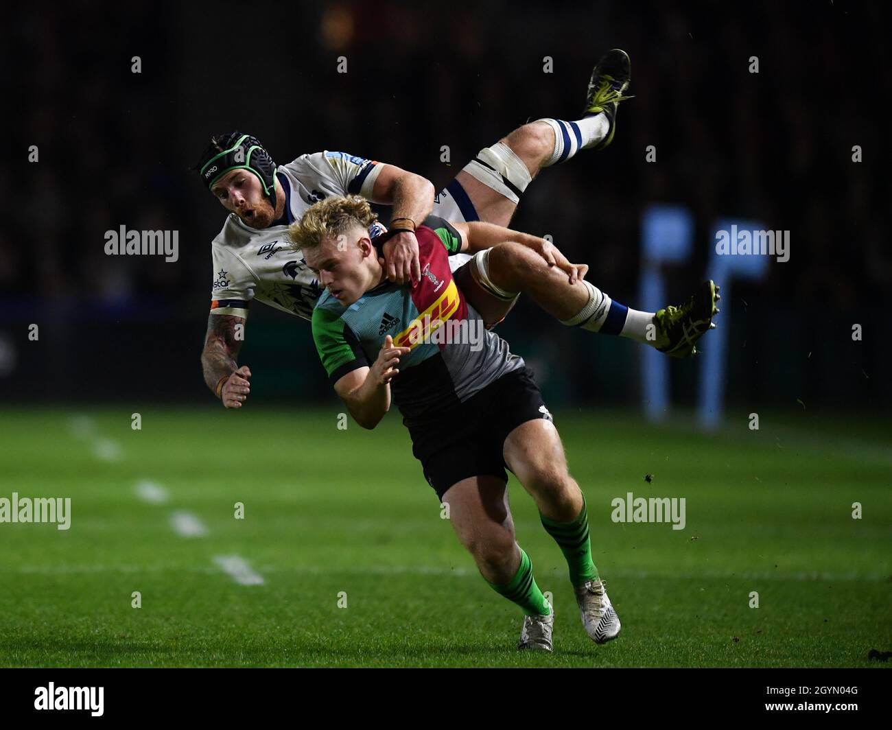 Twickenham Stoop Stadium, UK, UK. 8th October, 2021. Bristol Bears ...