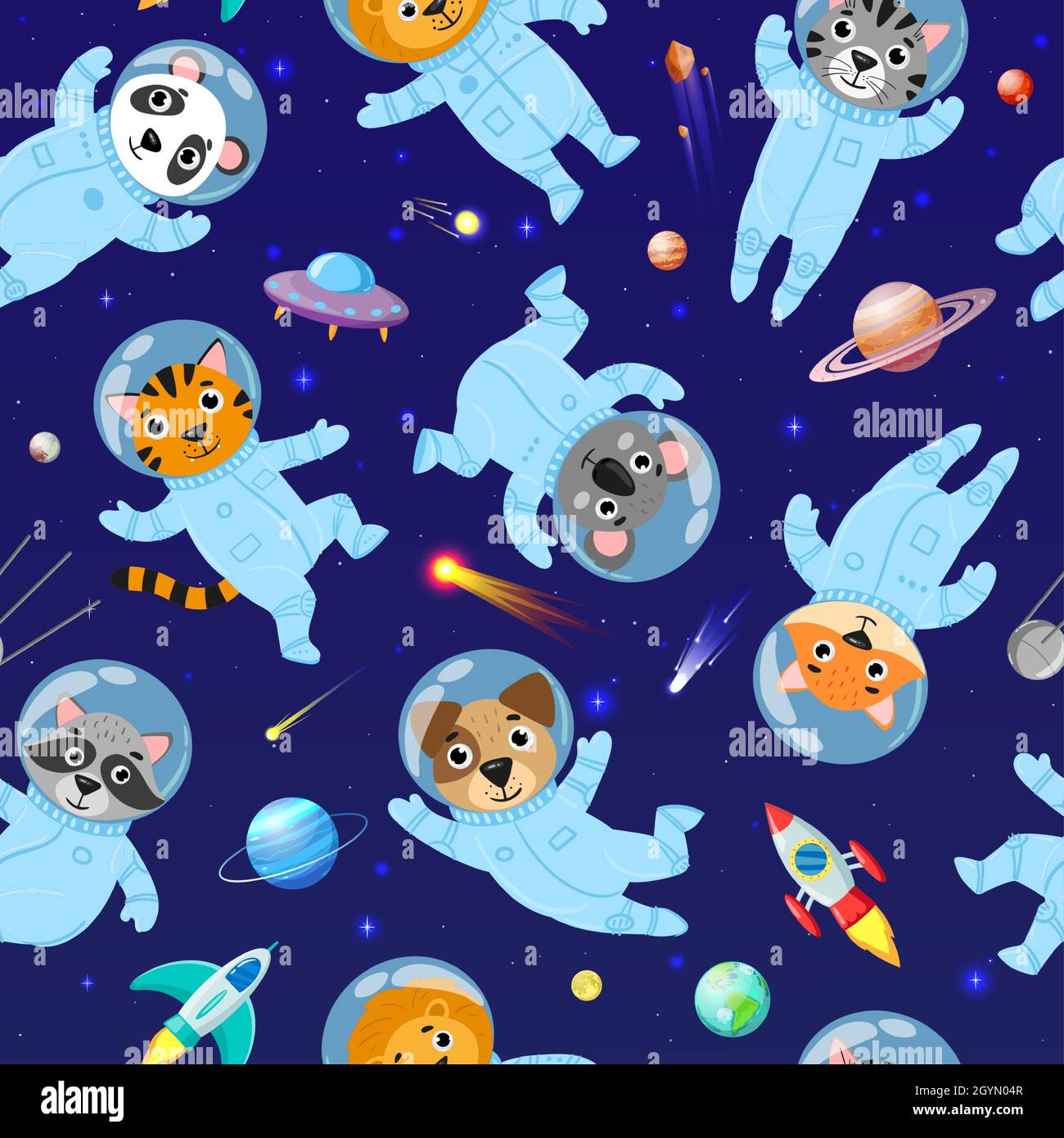 Animals In Space Art