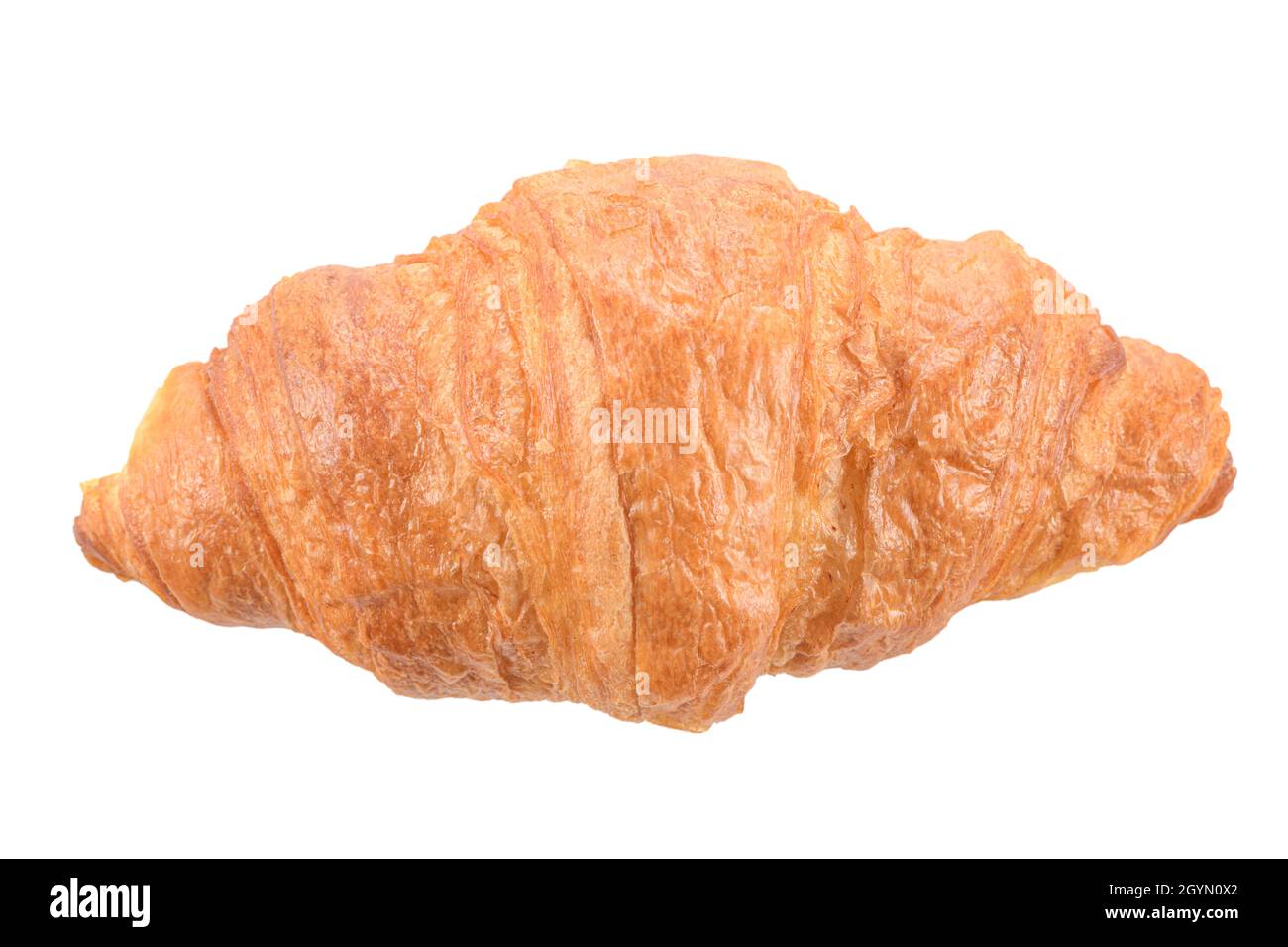 French croissant with a golden crispy crust and a delicious, tender ...