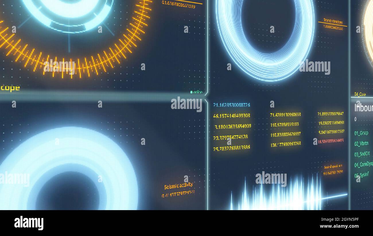 Heads up display interface infographic. Various Animated Infographics ...