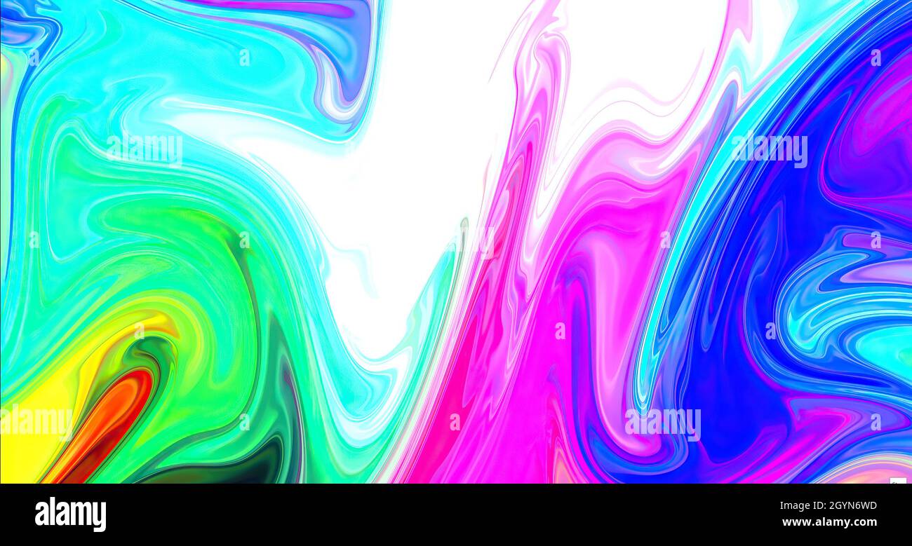 Colorful paint mix with gradient vivid colors Stock Photo - Alamy