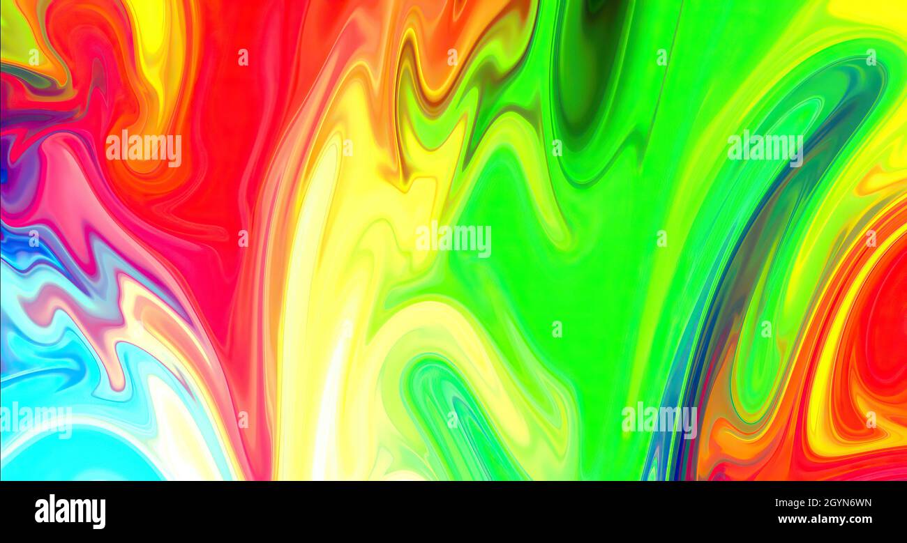 Colorful paint mix with gradient vivid colors Stock Photo - Alamy