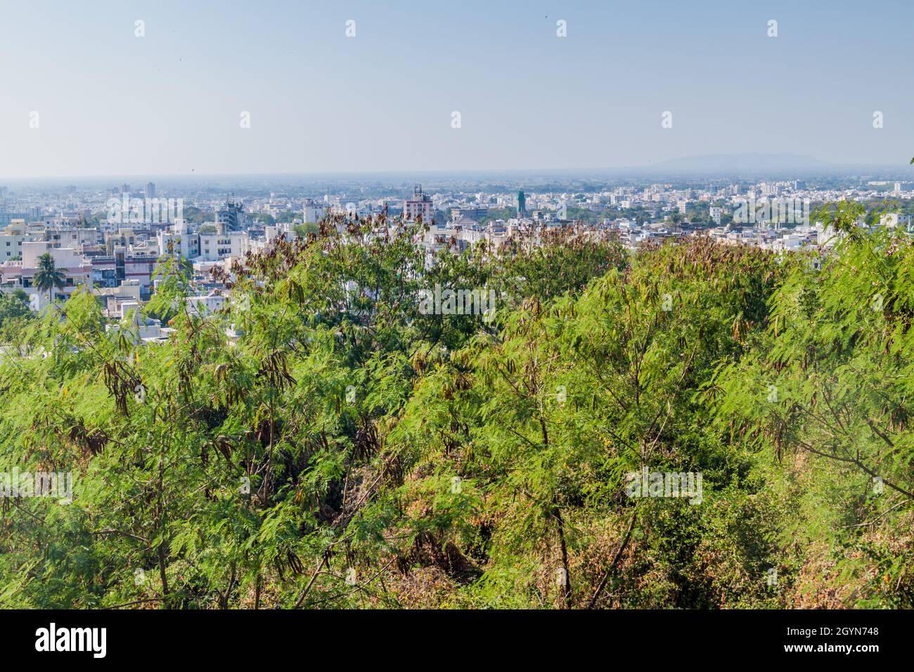 Aerial view of Junagadh, Gujarat state, India Stock Photo - Alamy