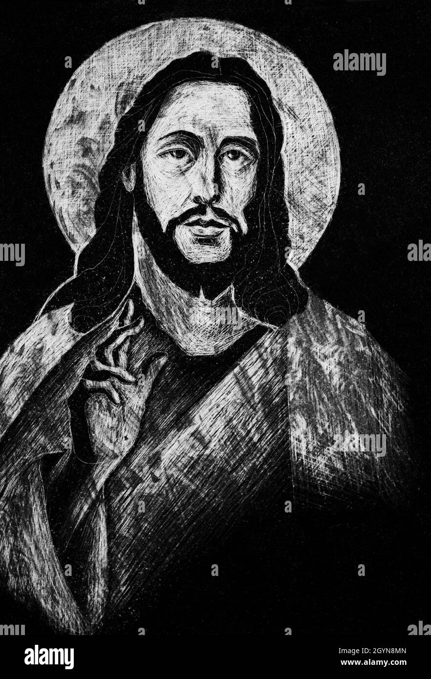 Jesus black hi-res stock photography and images - Alamy