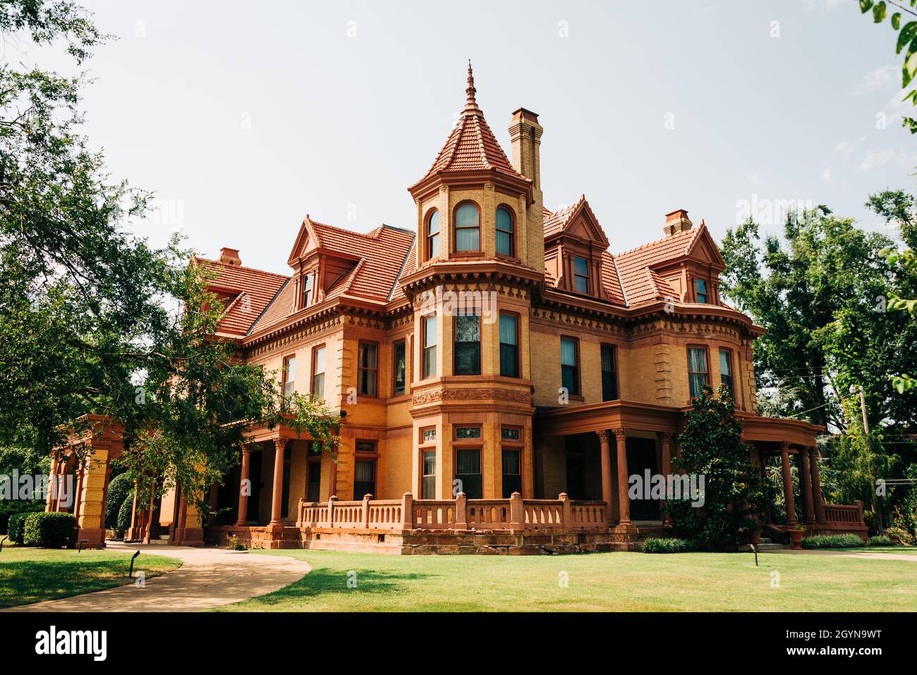 The Henry Overholser Mansion, in Oklahoma City, Oklahoma Stock Photo ...