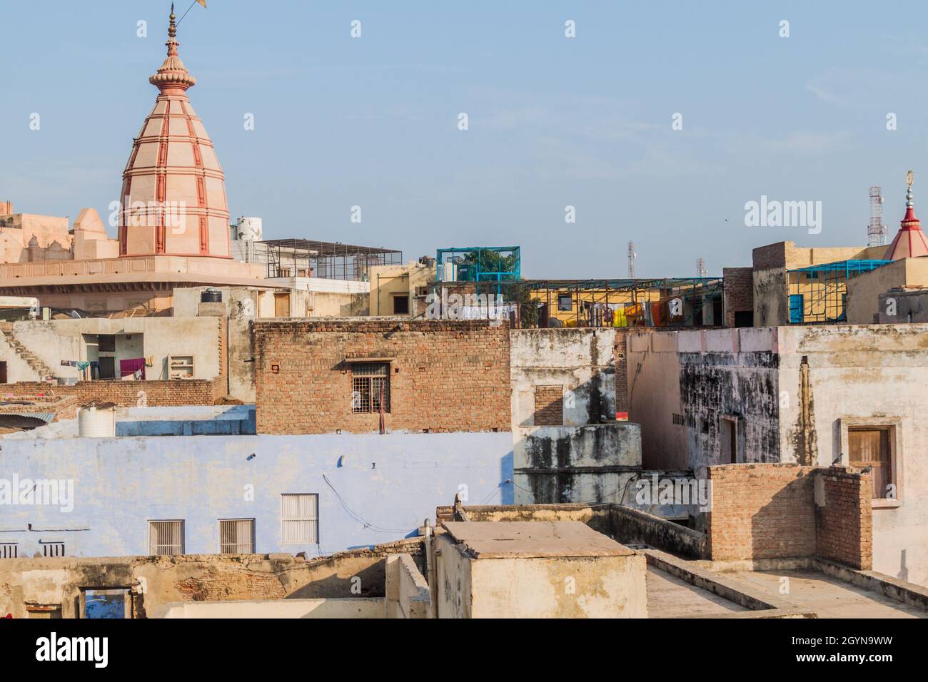 Temple in Vrindavan, Uttar Pradesh state, India Stock Photo - Alamy