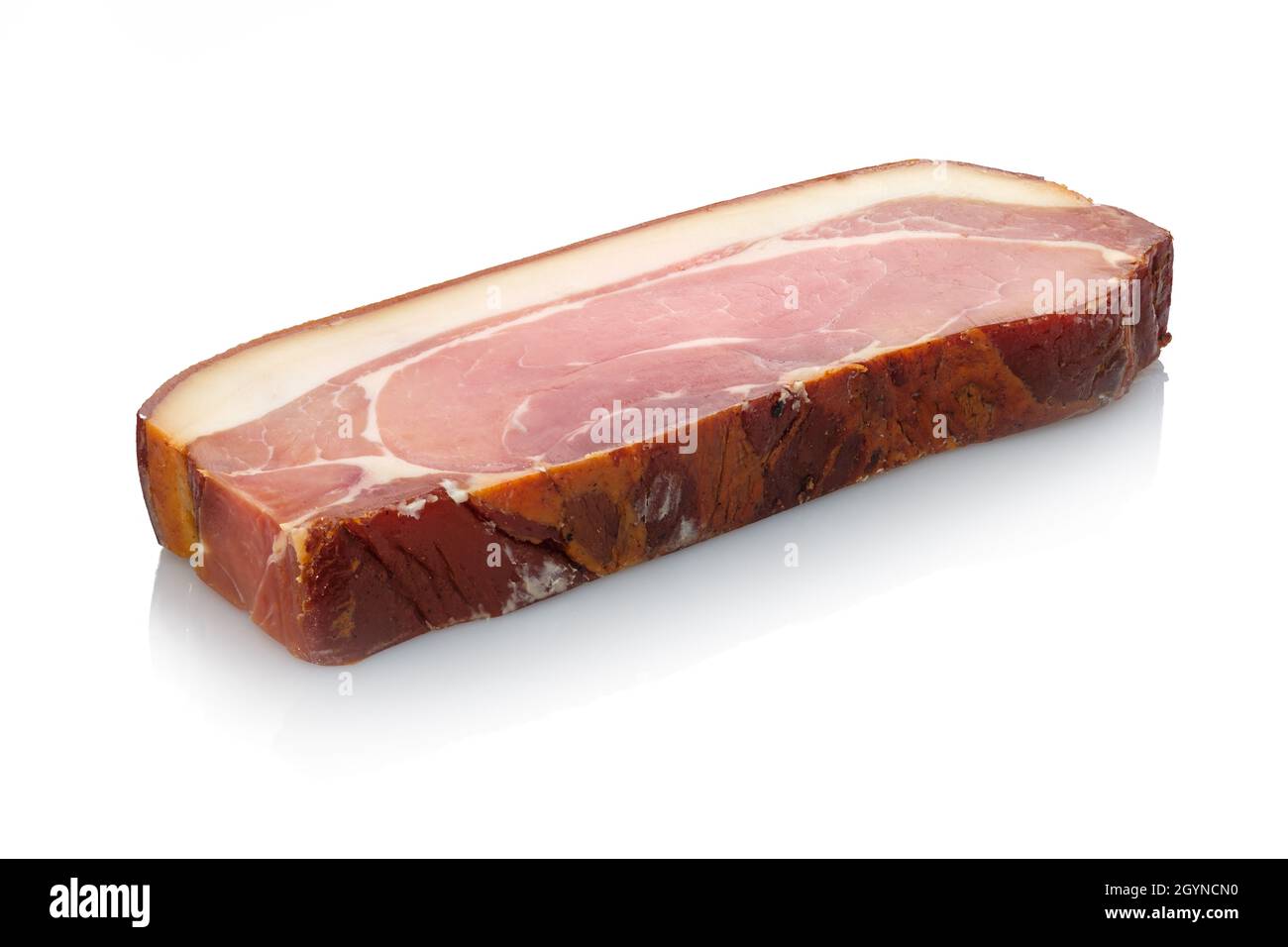 Black forest gammon ham isolated on a white background Stock Photo - Alamy