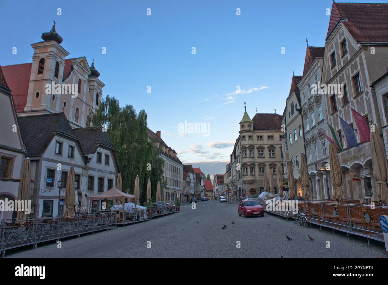 Steyr, Old city street view, Austria, Europe Stock Photo - Alamy