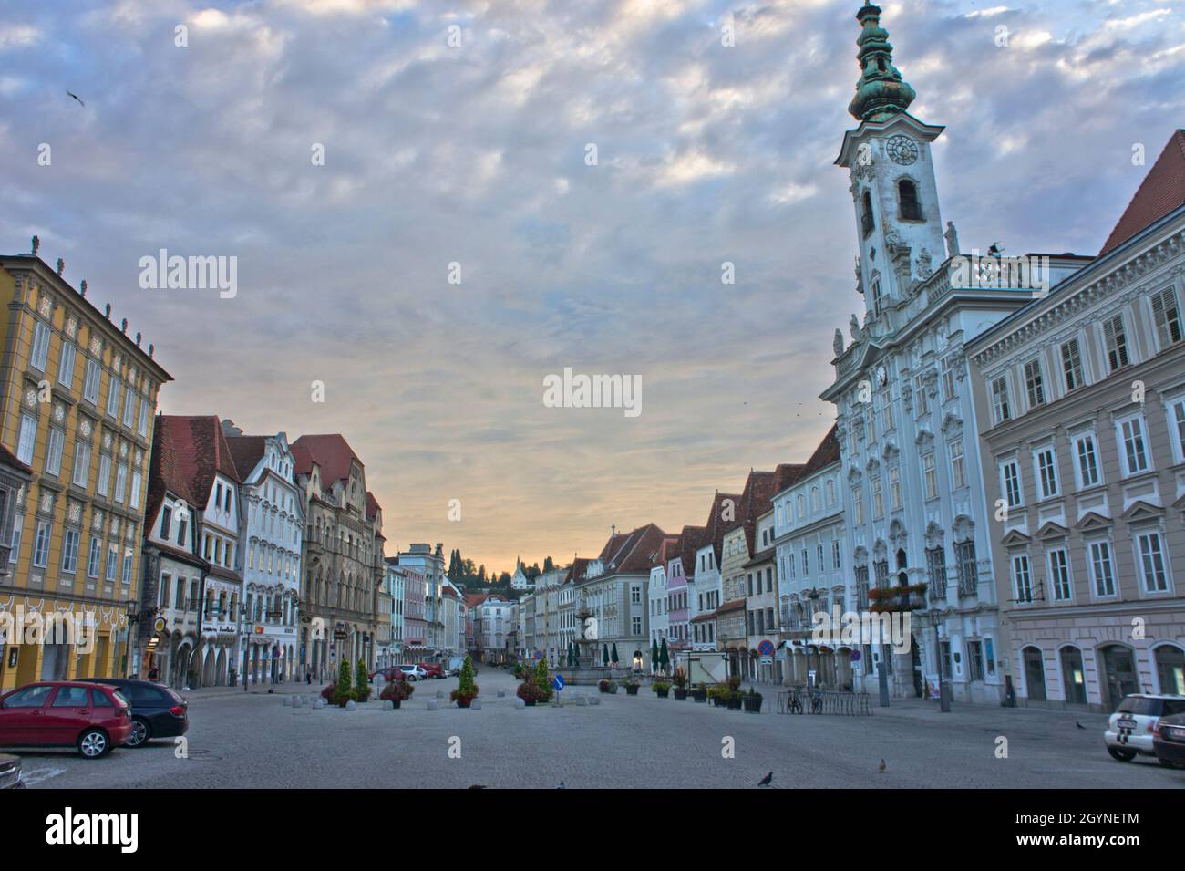 Steyr, Old city street view, Austria, Europe Stock Photo - Alamy