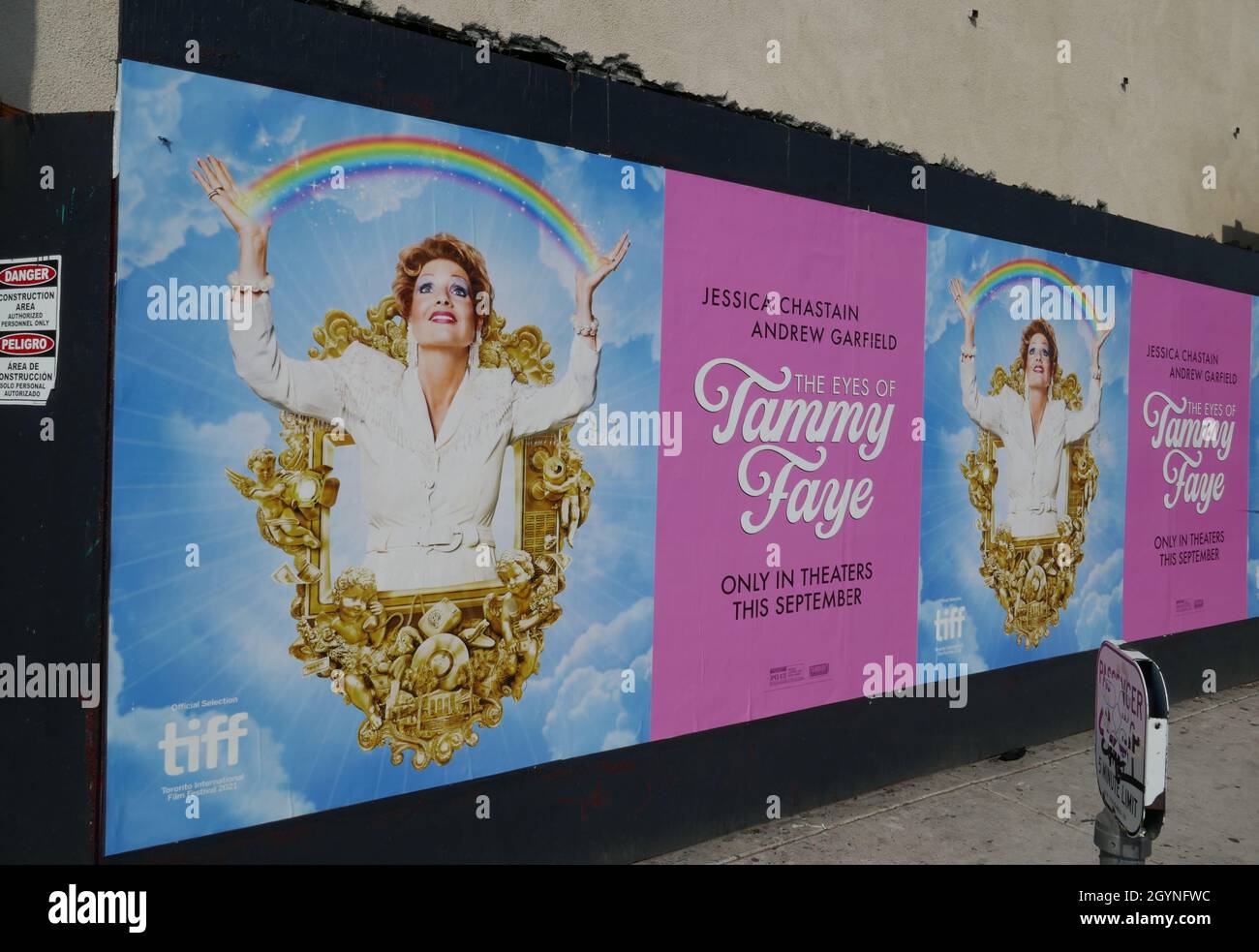 Andrew garfield the eyes of tammy faye hi-res stock photography and ...