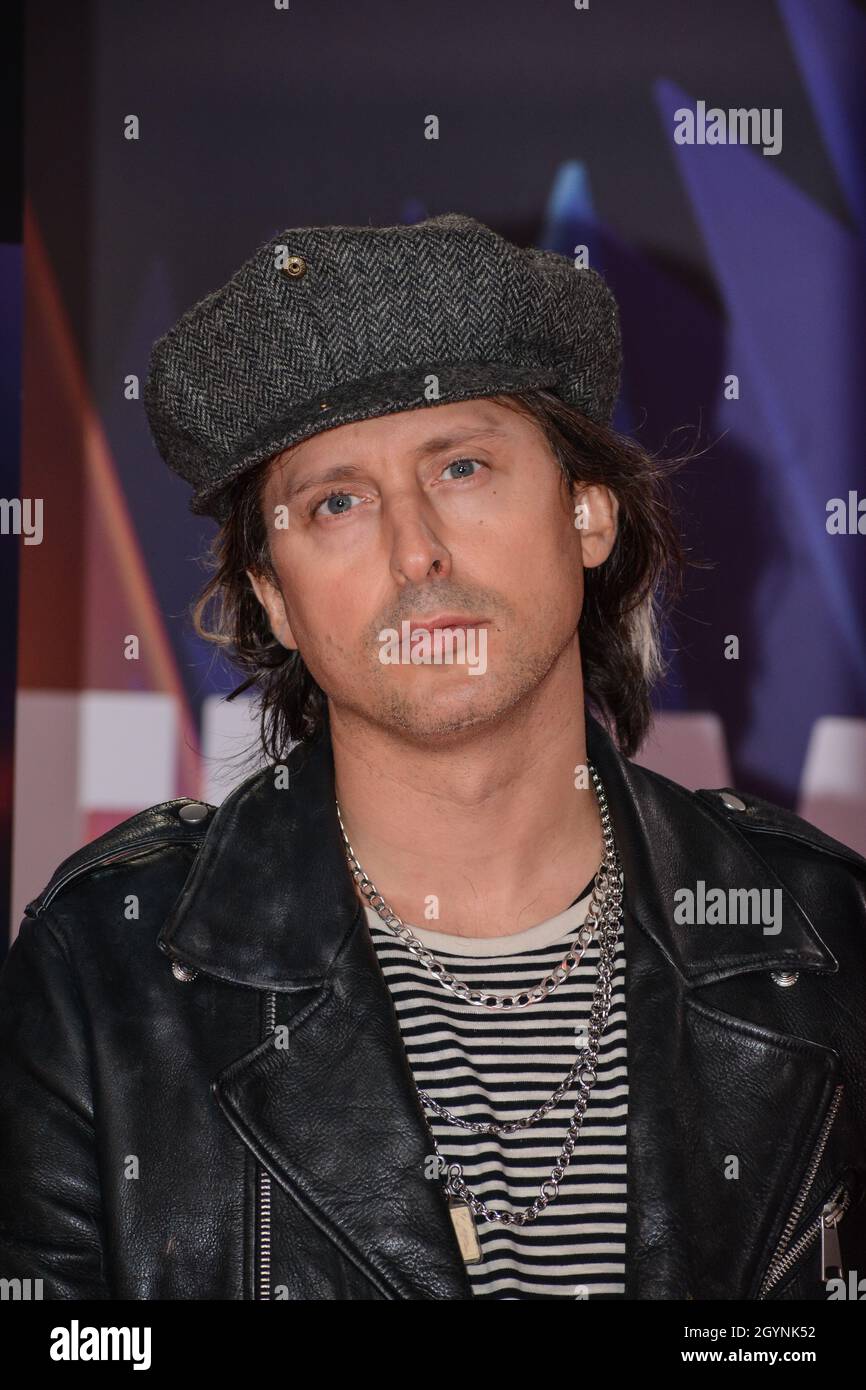 London, UK. 08th Oct, 2021. Carl Barat arrives at The Velvet ...