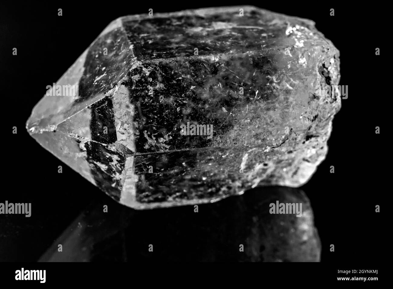 Clear Quartz Crystal Stock Photo - Alamy