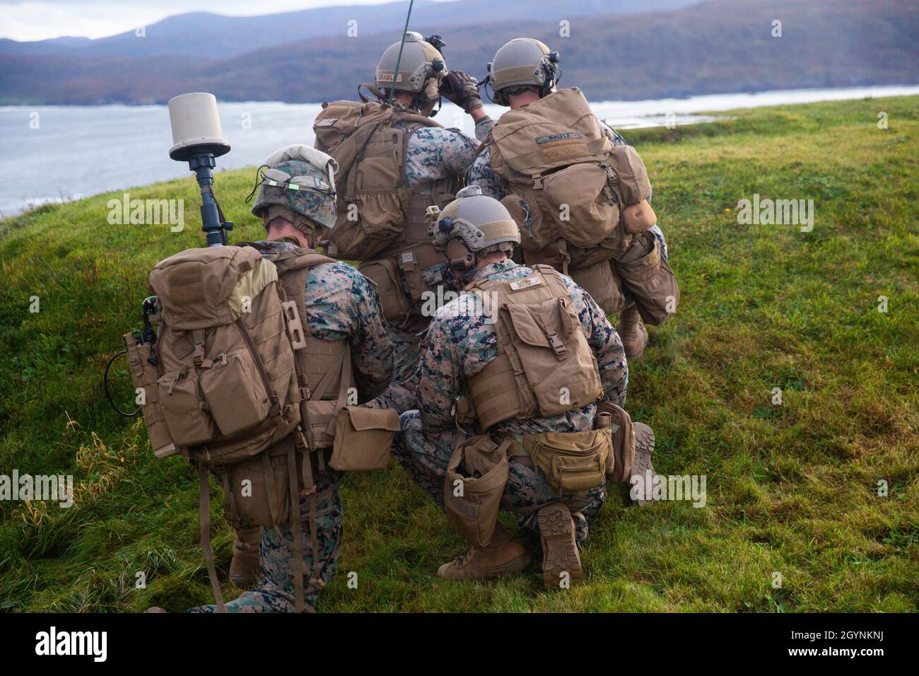 U.S. Marines with II Marine Expeditionary Force Information Group ...