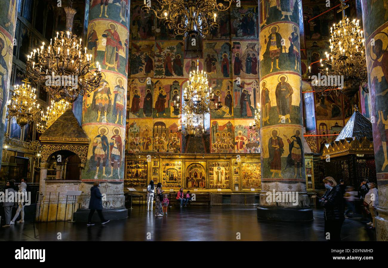 Uspensky cathedral interior hi-res stock photography and images - Alamy