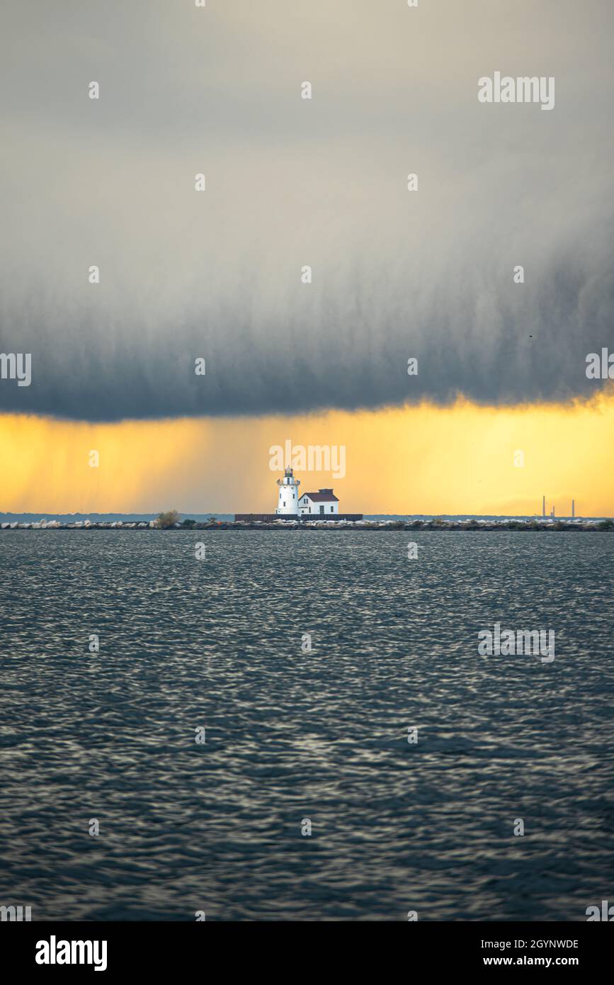 Storm over the Lake Stock Photo - Alamy