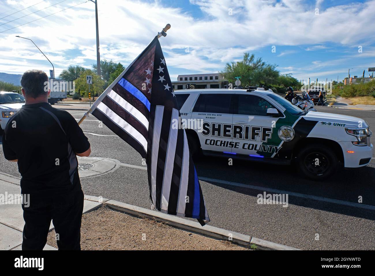 Tucson, Arizona, USA. 8th Oct, 2021. The funeral for Drug Enforcement ...