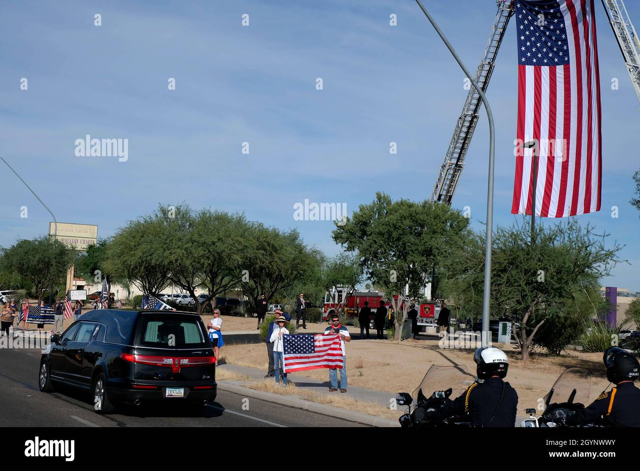 Tucson, Arizona, USA. 8th Oct, 2021. The funeral for Drug Enforcement ...