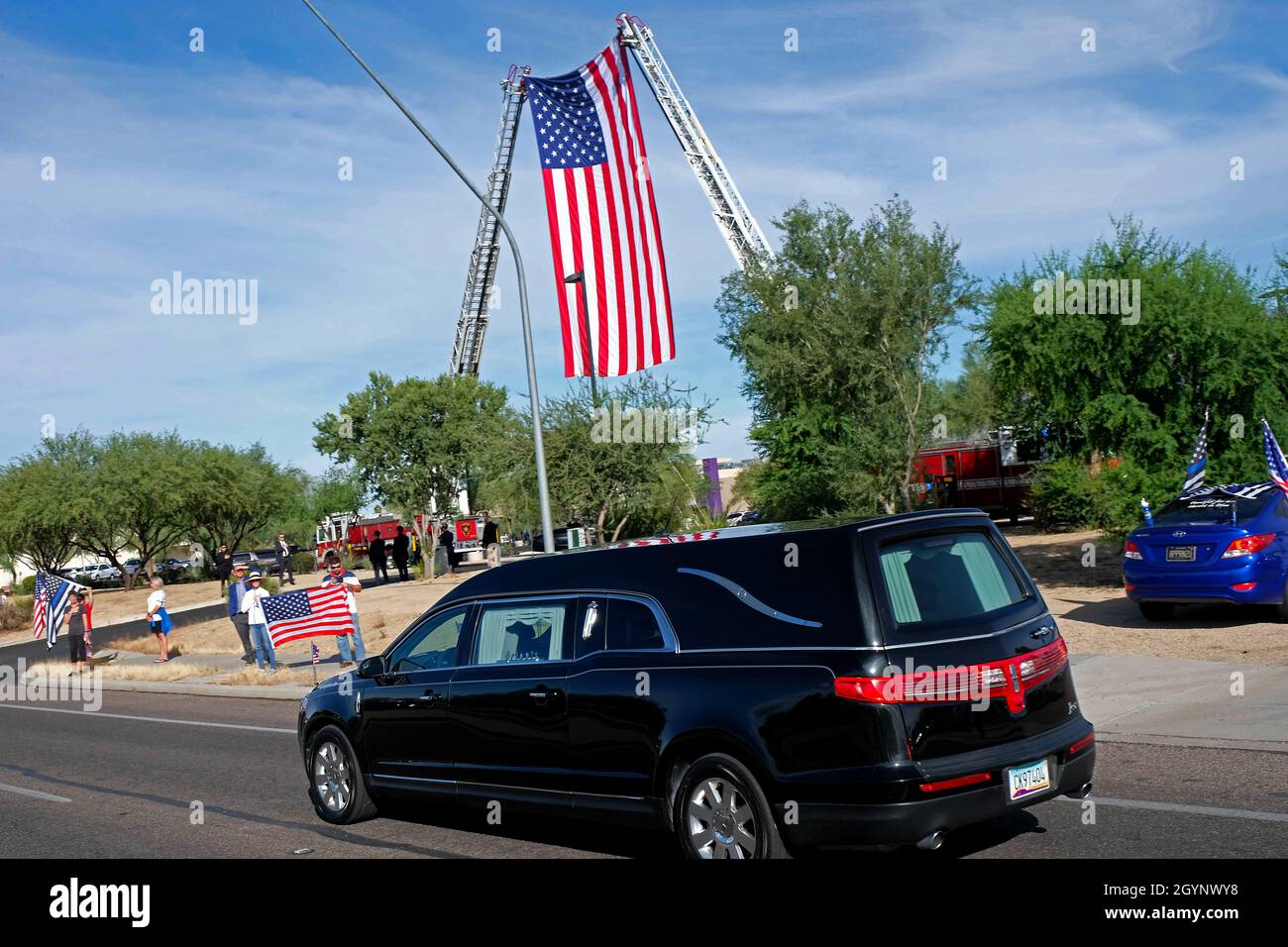 Tucson, Arizona, USA. 8th Oct, 2021. The funeral for Drug Enforcement ...