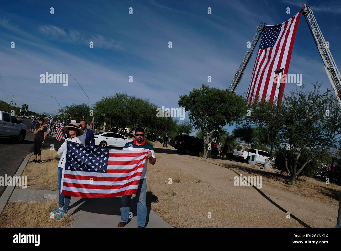 Tucson, Arizona, USA. 8th Oct, 2021. The funeral for Drug Enforcement ...