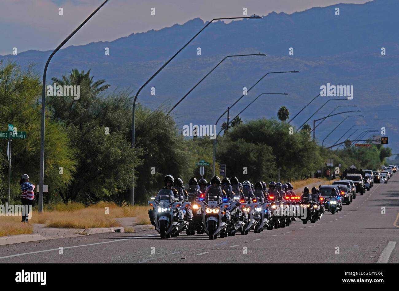 Tucson, Arizona, USA. 8th Oct, 2021. The funeral for Drug Enforcement ...