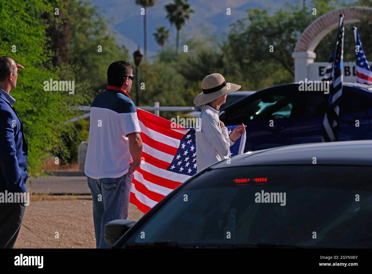 Tucson, Arizona, USA. 8th Oct, 2021. The funeral for Drug Enforcement ...