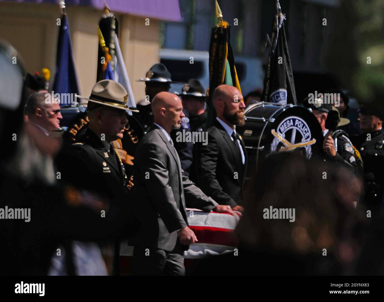 Officers confronted one them hi-res stock photography and images - Alamy