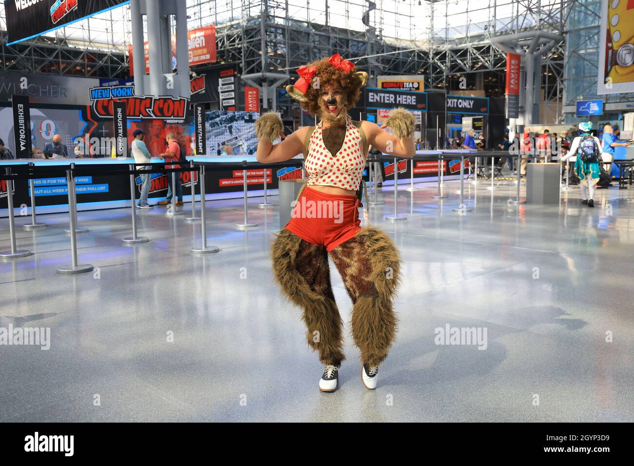 Kelly of New York City comes dressed as a werewolf as he attends New ...