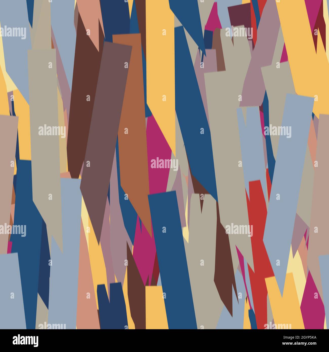 Seamless funky expressive and energetic paper cut out collage surface ...