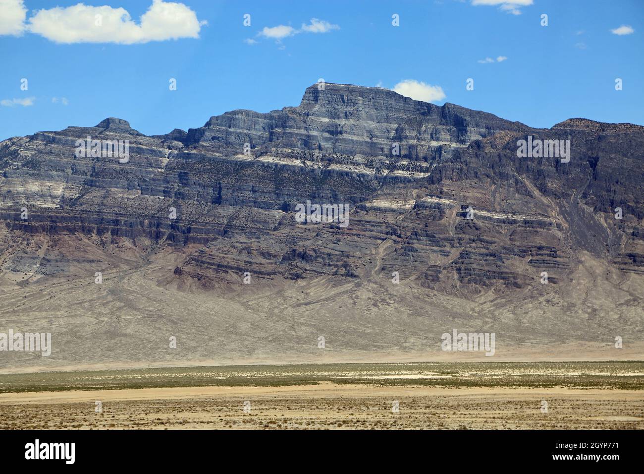 House Range cliffs - Hwy 50, Utah Stock Photo - Alamy