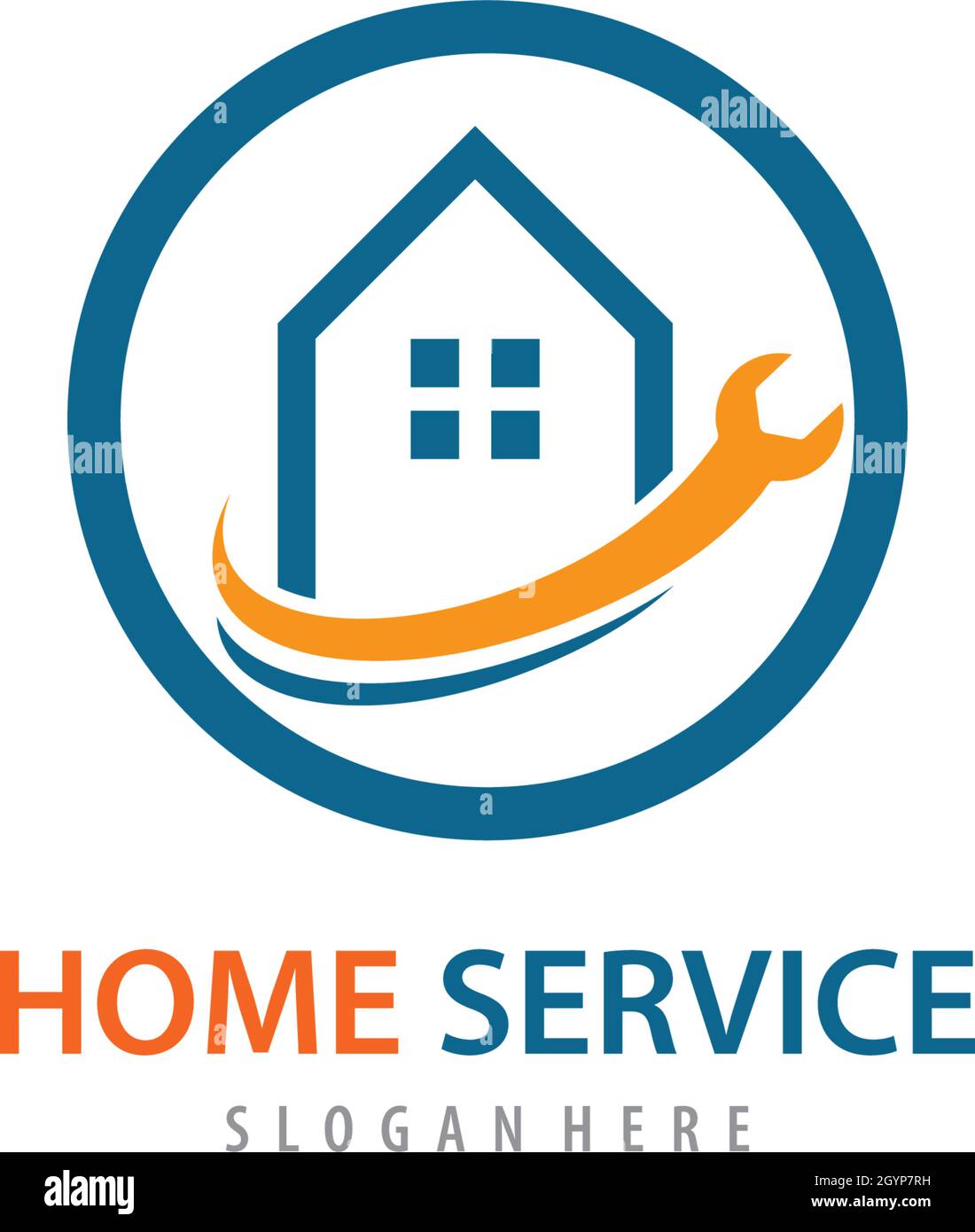 Home repair logo hi-res stock photography and images - Alamy