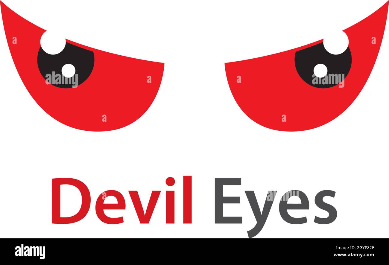 Devil Eye logo vector template Stock Vector Image & Art - Alamy