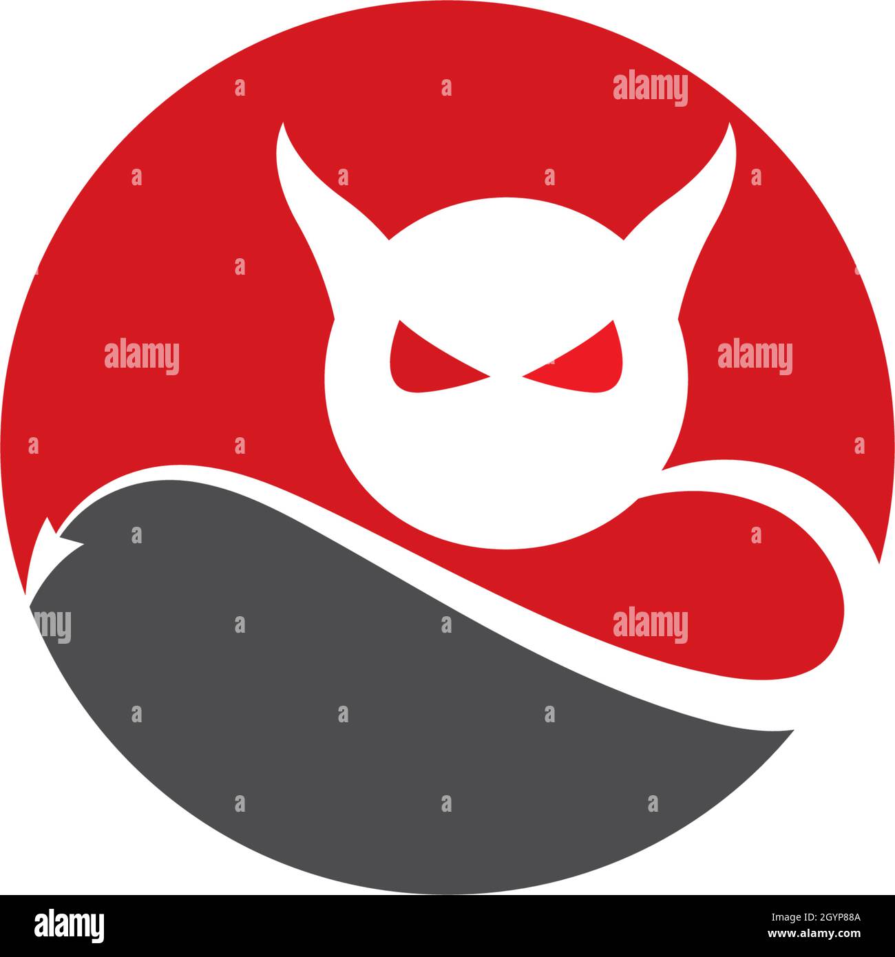 Devil logo vector template Stock Vector Image & Art - Alamy