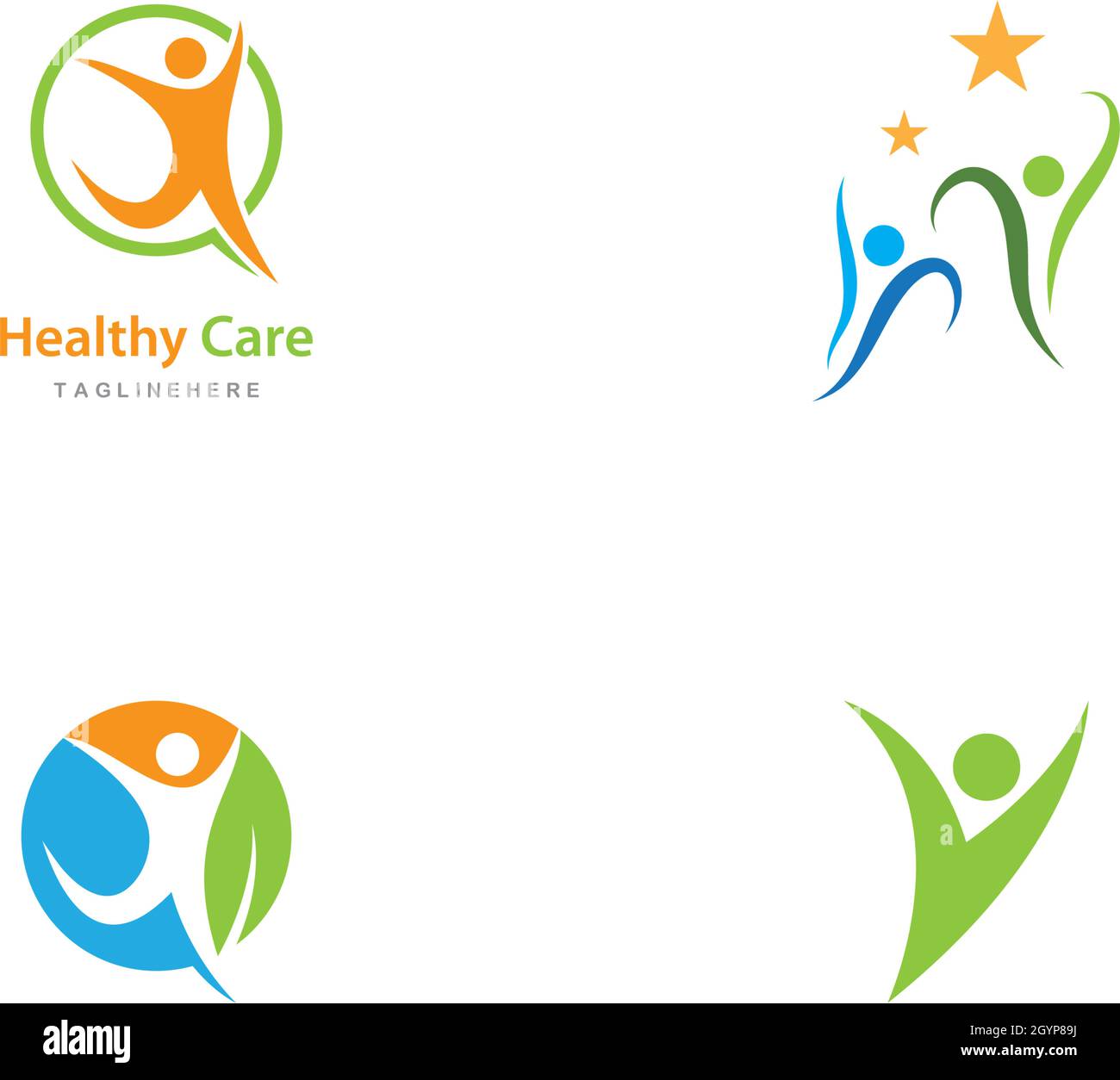 Healthy Life Logo template vector Stock Vector Image & Art - Alamy