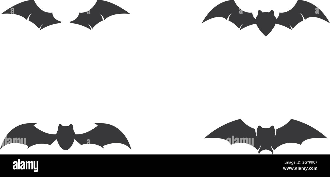 Bat ilustration logo vector template Stock Vector Image & Art - Alamy
