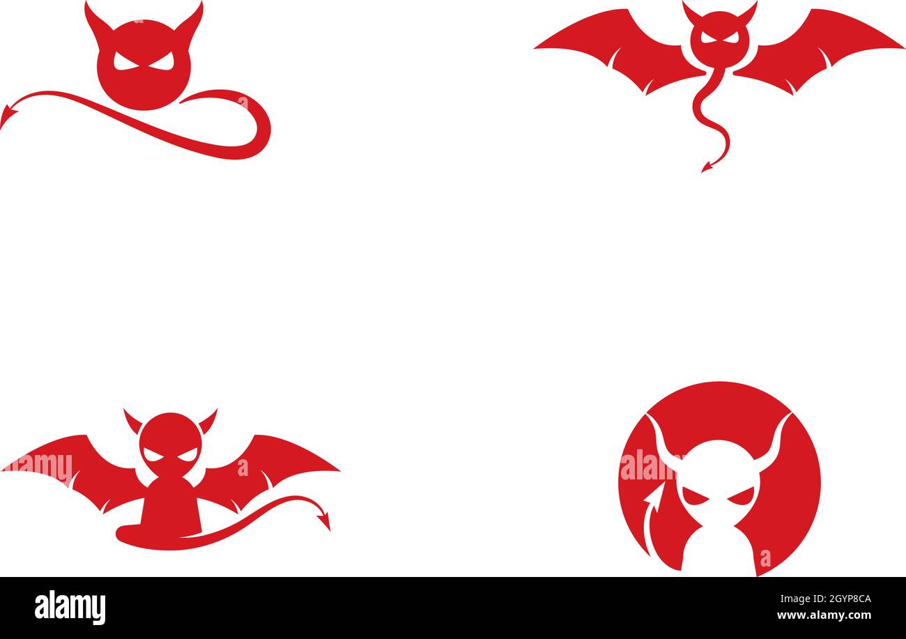 Set devil trident collection Stock Vector Images - Alamy