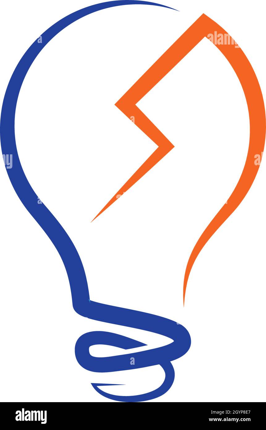 Bulb logo vector ilustration template Stock Vector Image & Art - Alamy