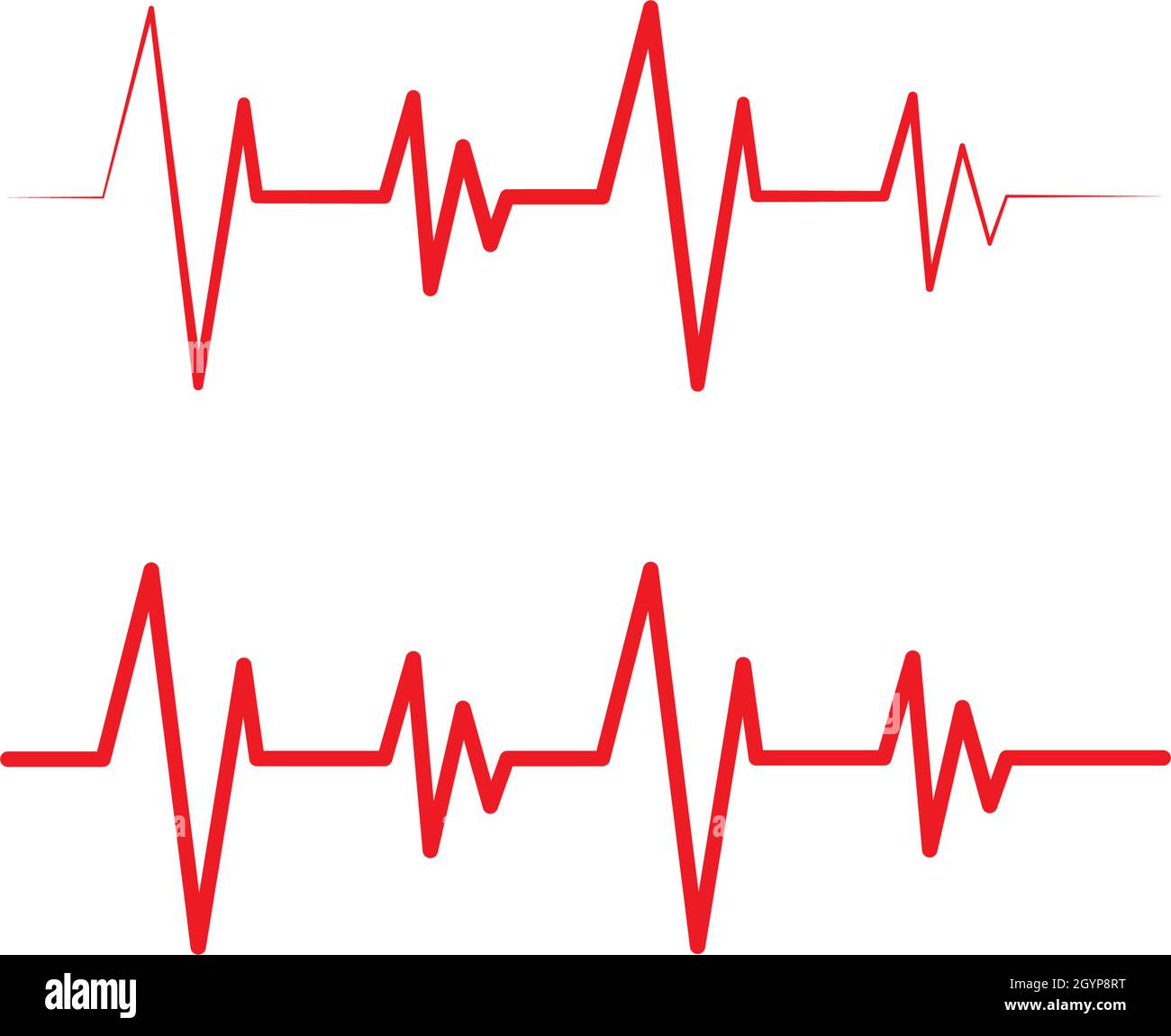 Pulse line ilustration vector template Stock Vector Image & Art - Alamy