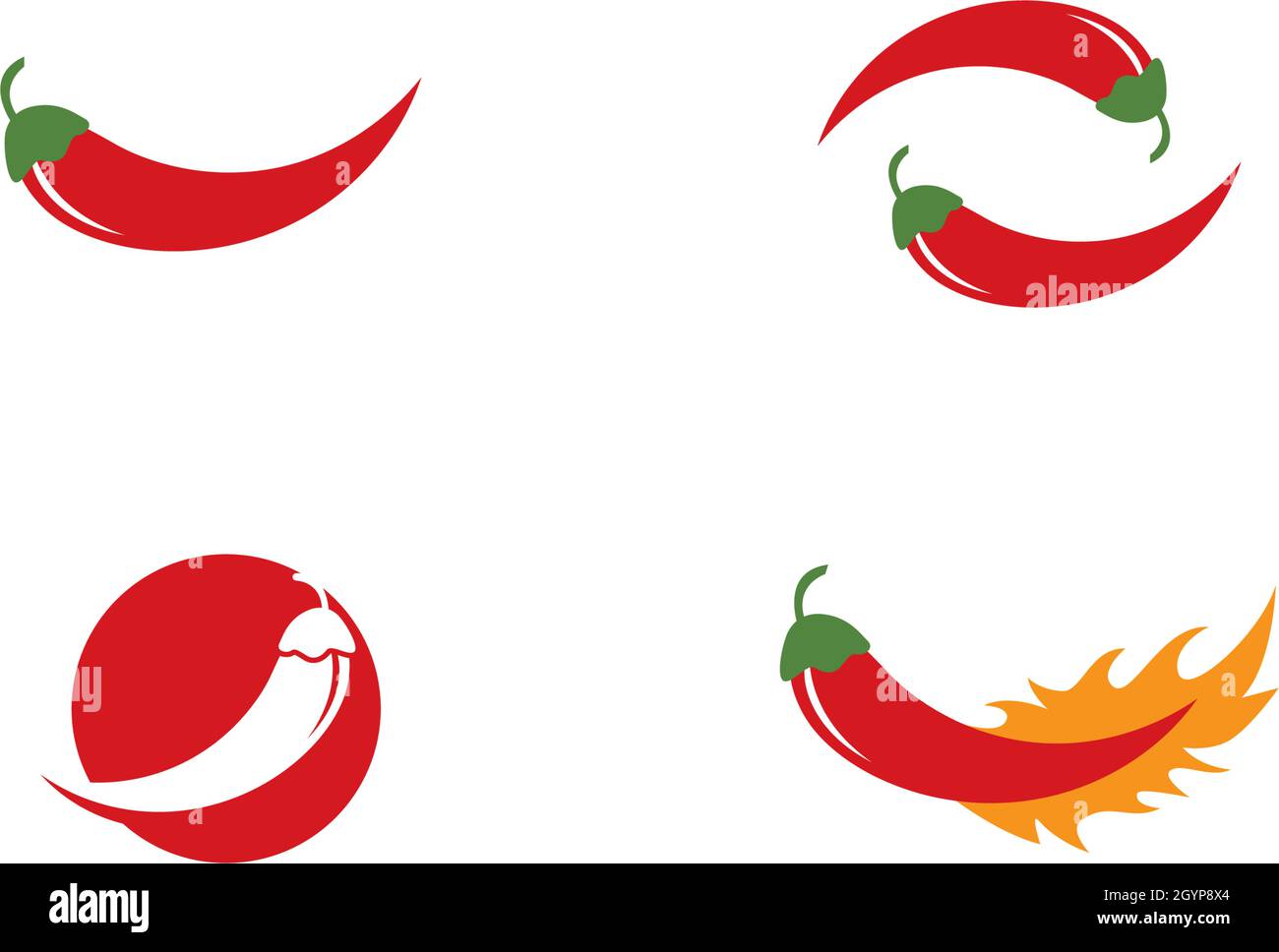Chili logo vector template Stock Vector Image & Art - Alamy