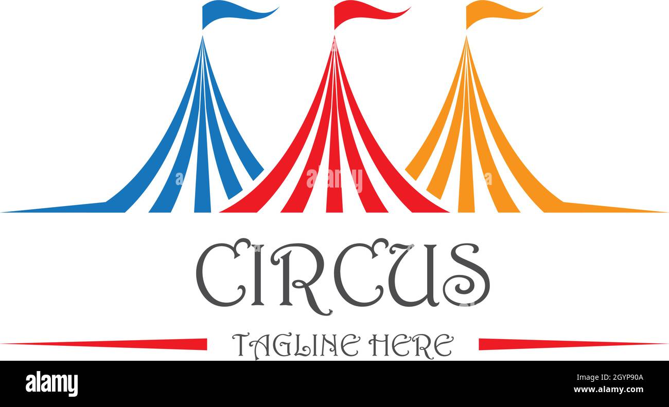 Circus logo template. Vector illustration Stock Vector Image & Art - Alamy