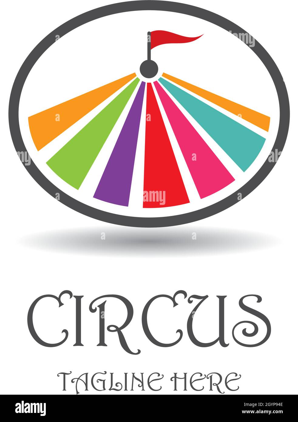 Circus logo template. Vector illustration Stock Vector Image & Art - Alamy