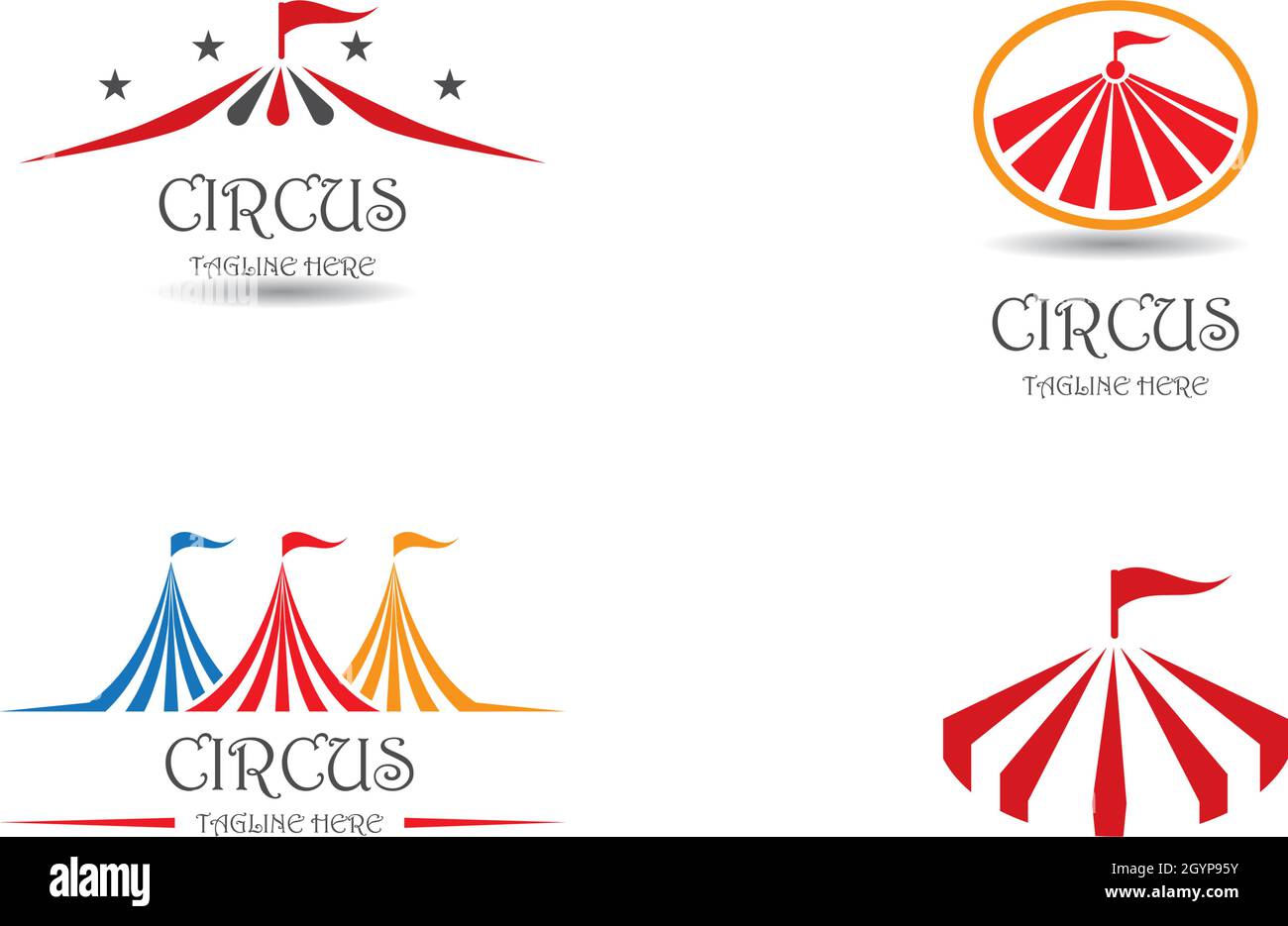Circus logo template. Vector illustration Stock Vector Image & Art - Alamy