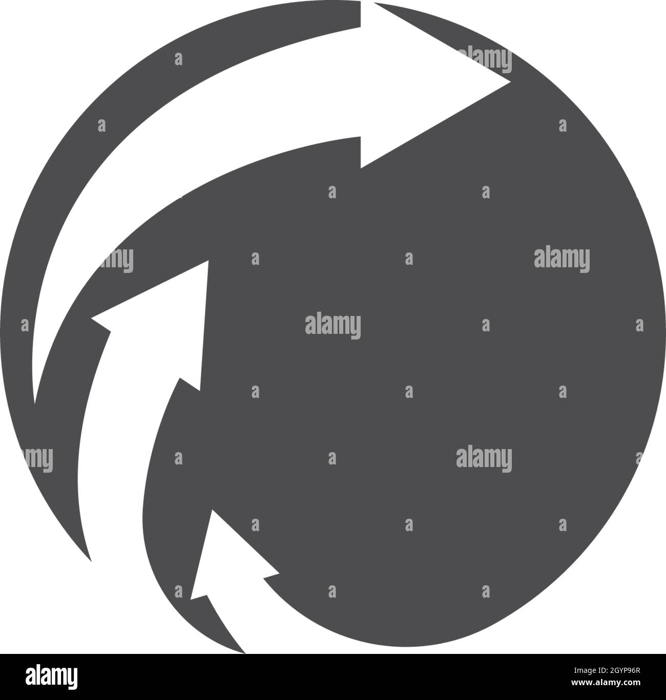 Arrow logo vector hi-res stock photography and images - Alamy