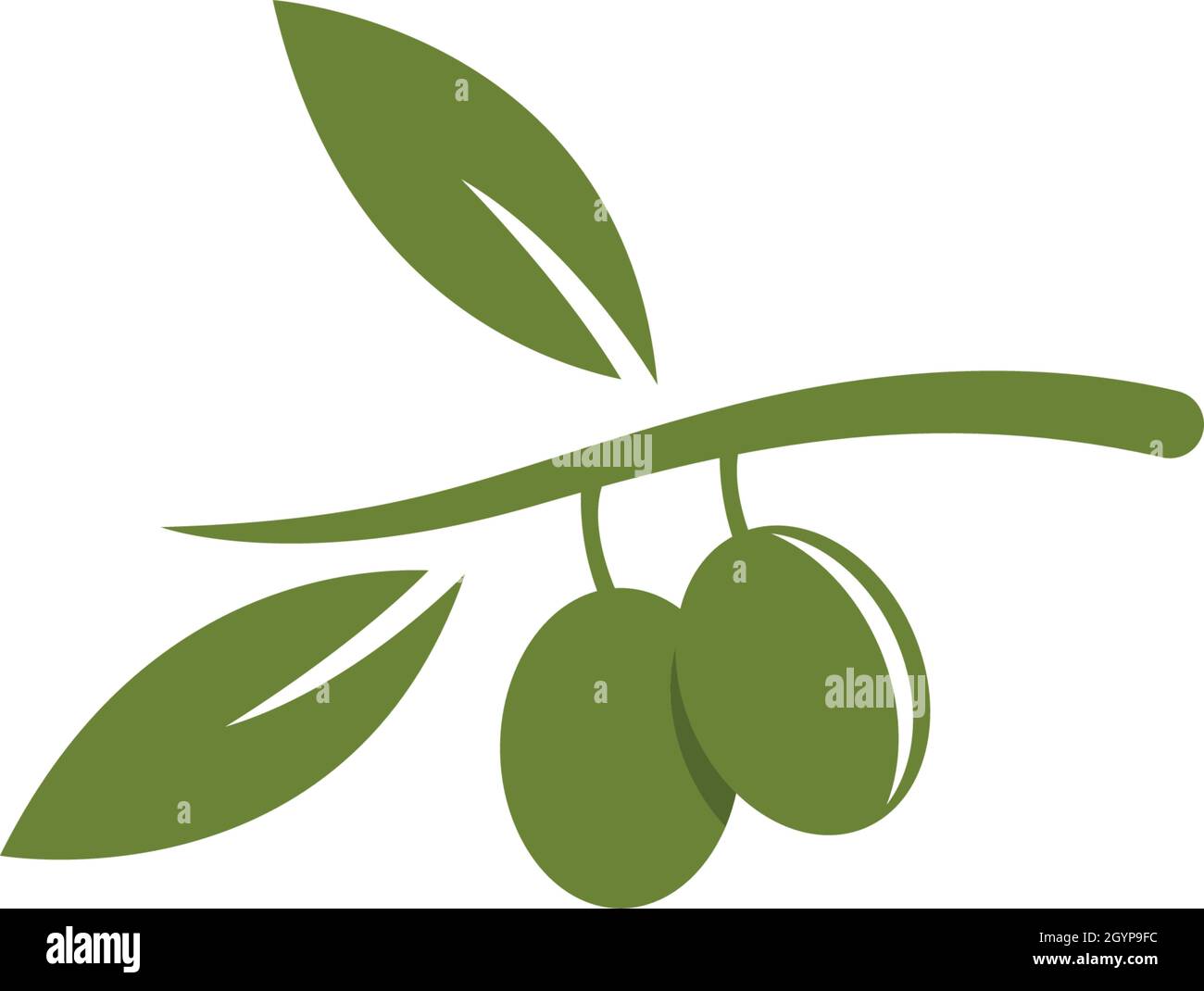 olive logo template vector design Stock Vector Image & Art - Alamy