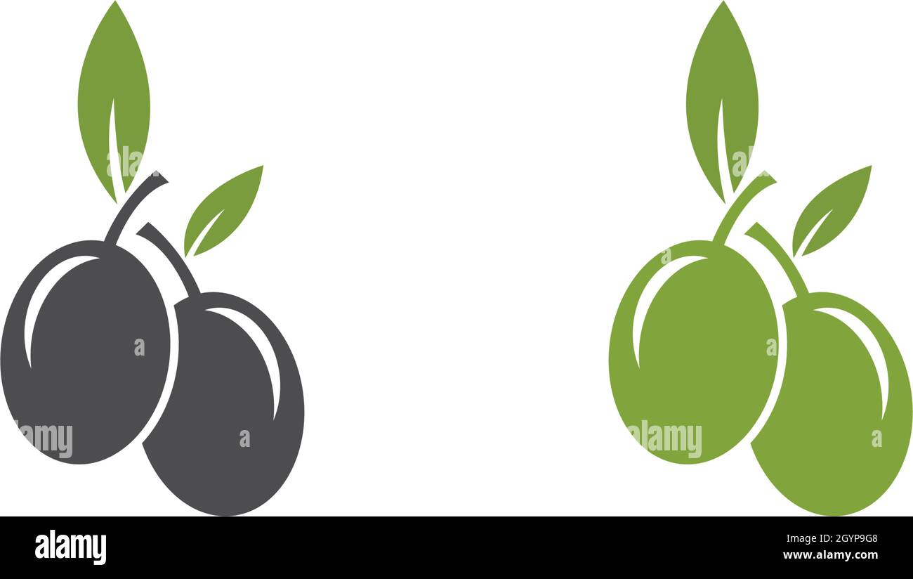 olive logo template vector design Stock Vector Image & Art - Alamy